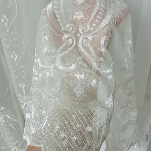 White Sheer European Style Sheer for Wedding Room , Living Room, and ...