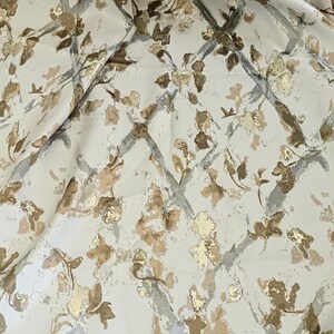 High Quality Gold Pattern Jacquard Curtain Custom Size, Hand Made ...