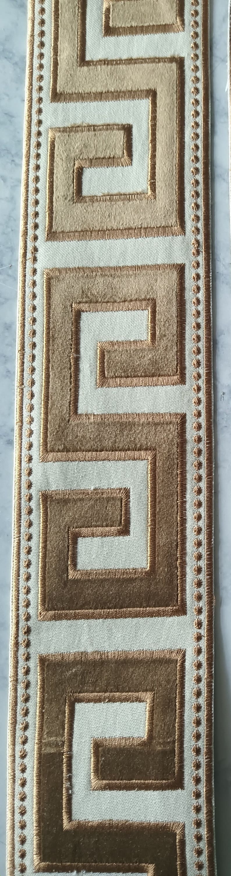 High Quality 3D Edge Curtain Border Tape Curtain Trim, Greek Key Trim ...