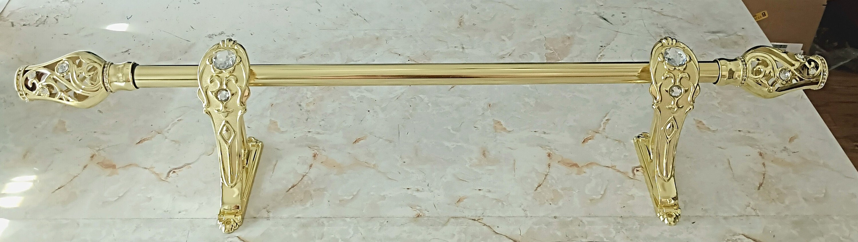 Heavy Duty Single Rod Gold Rod Modern Luxury Heavy Duty Handmade ...