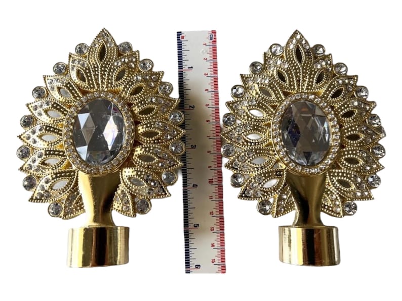 Heavy Duty Single Bright GOLD Rod, Modern Luxury Heavy Duty Handmade ...