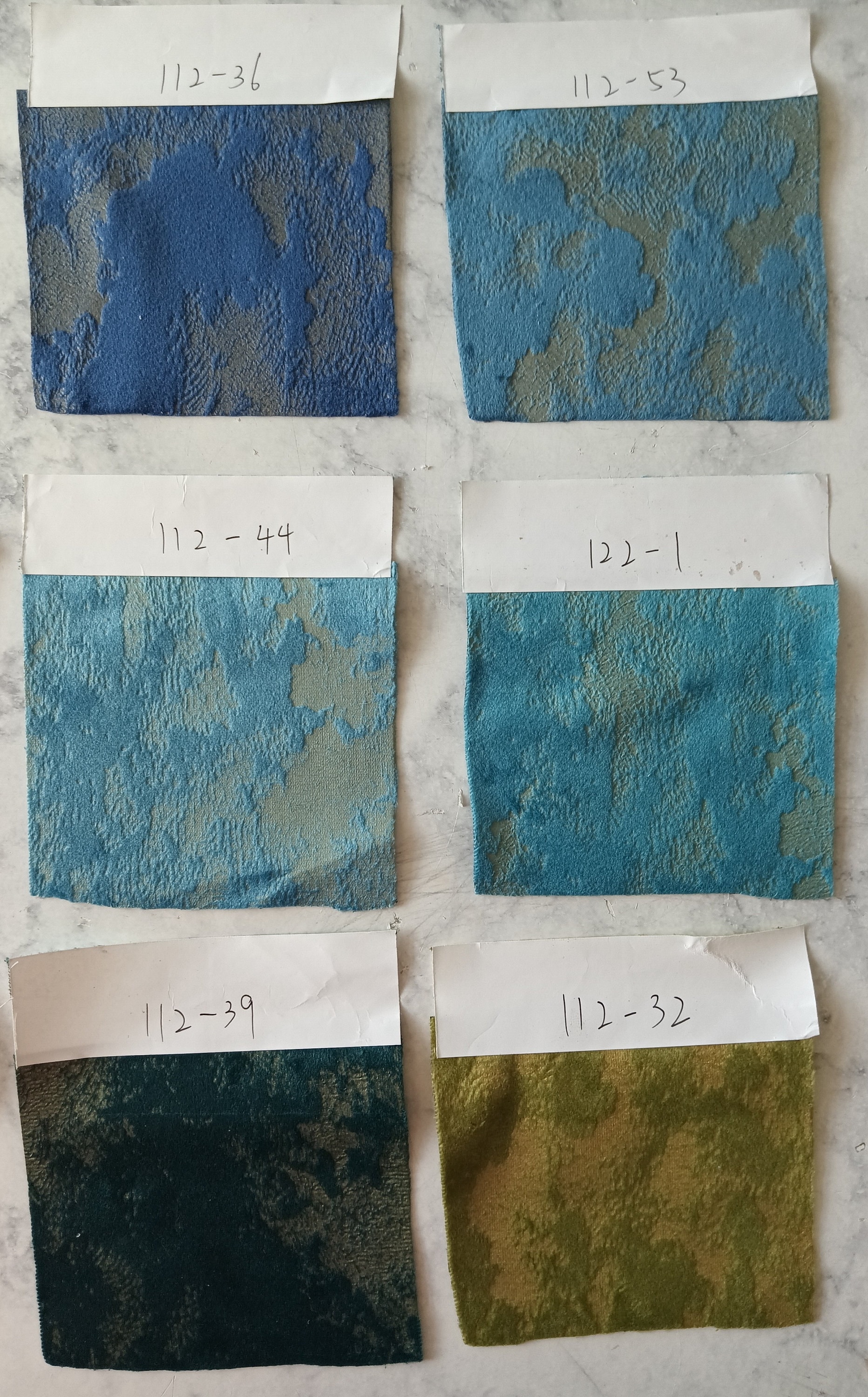 Custom Made Modern Bronze Pattern Velvet Fabric,90% Blackout, Custom ...