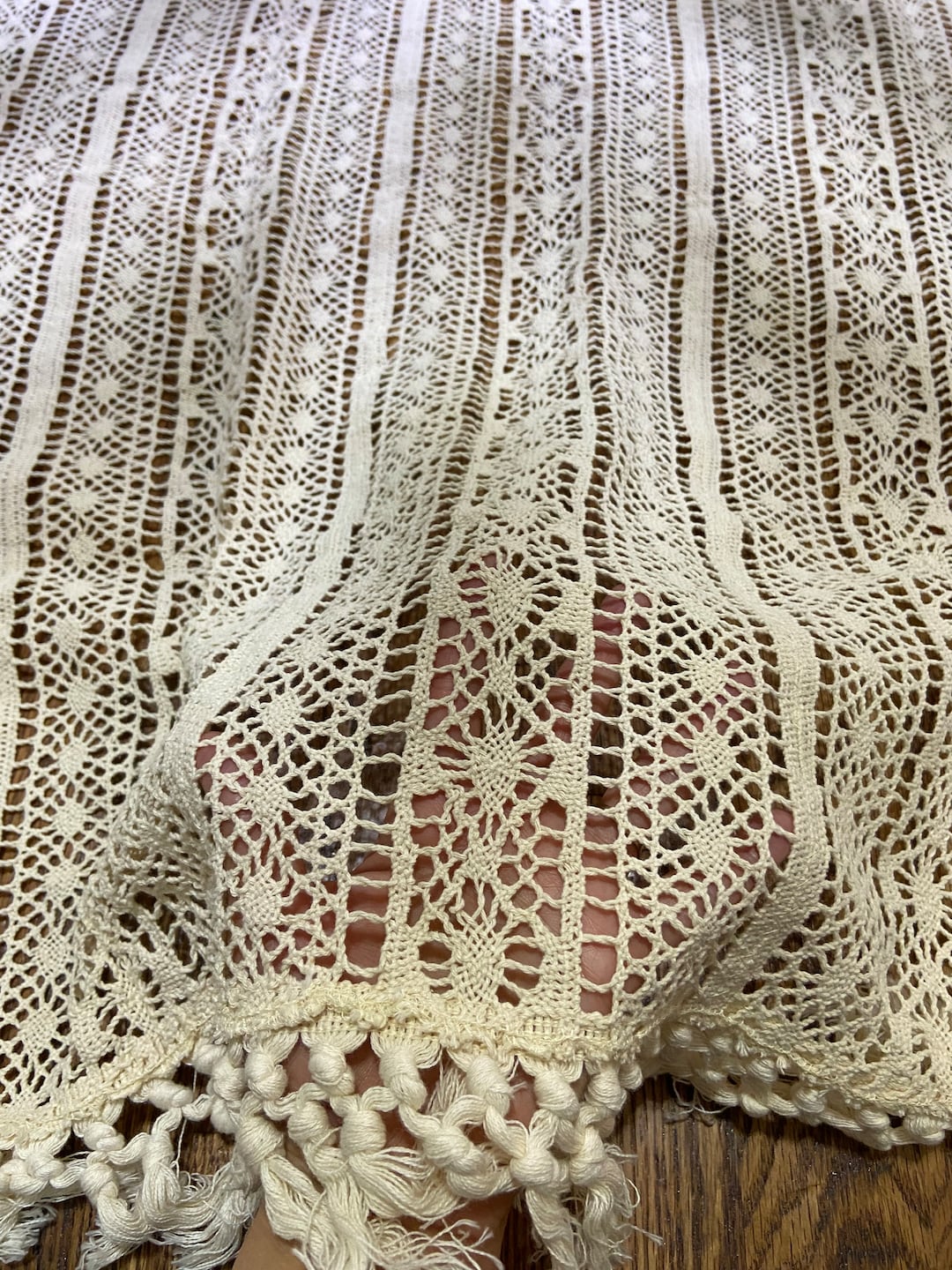 Custom Made Macrame Crochet Curtains, Custom Size Drape for Living Room ...