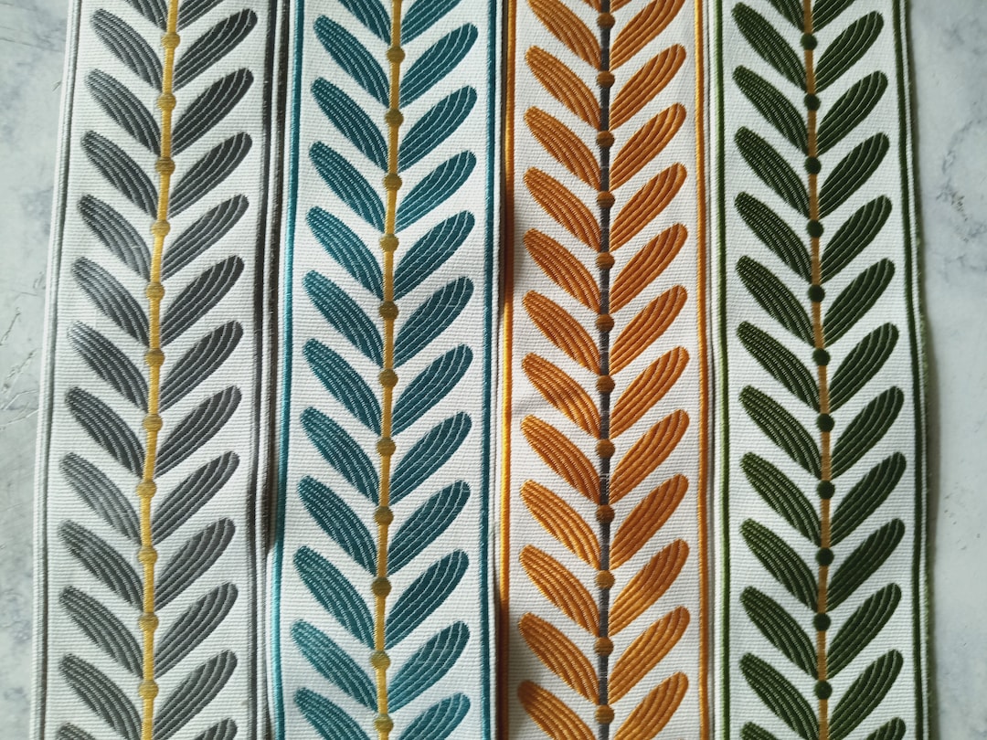 Curtain Border Tape Curtain Trim, Fabric Trim off White Linen With High ...