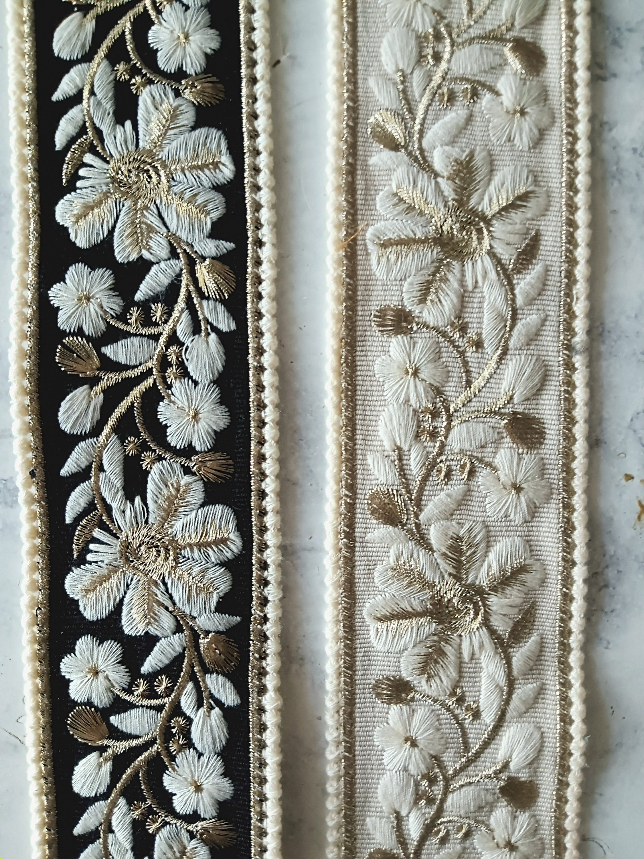 2 ,1/3 Inches Edge Curtain Border Tape Curtain Trim, Fabric Trim off ...