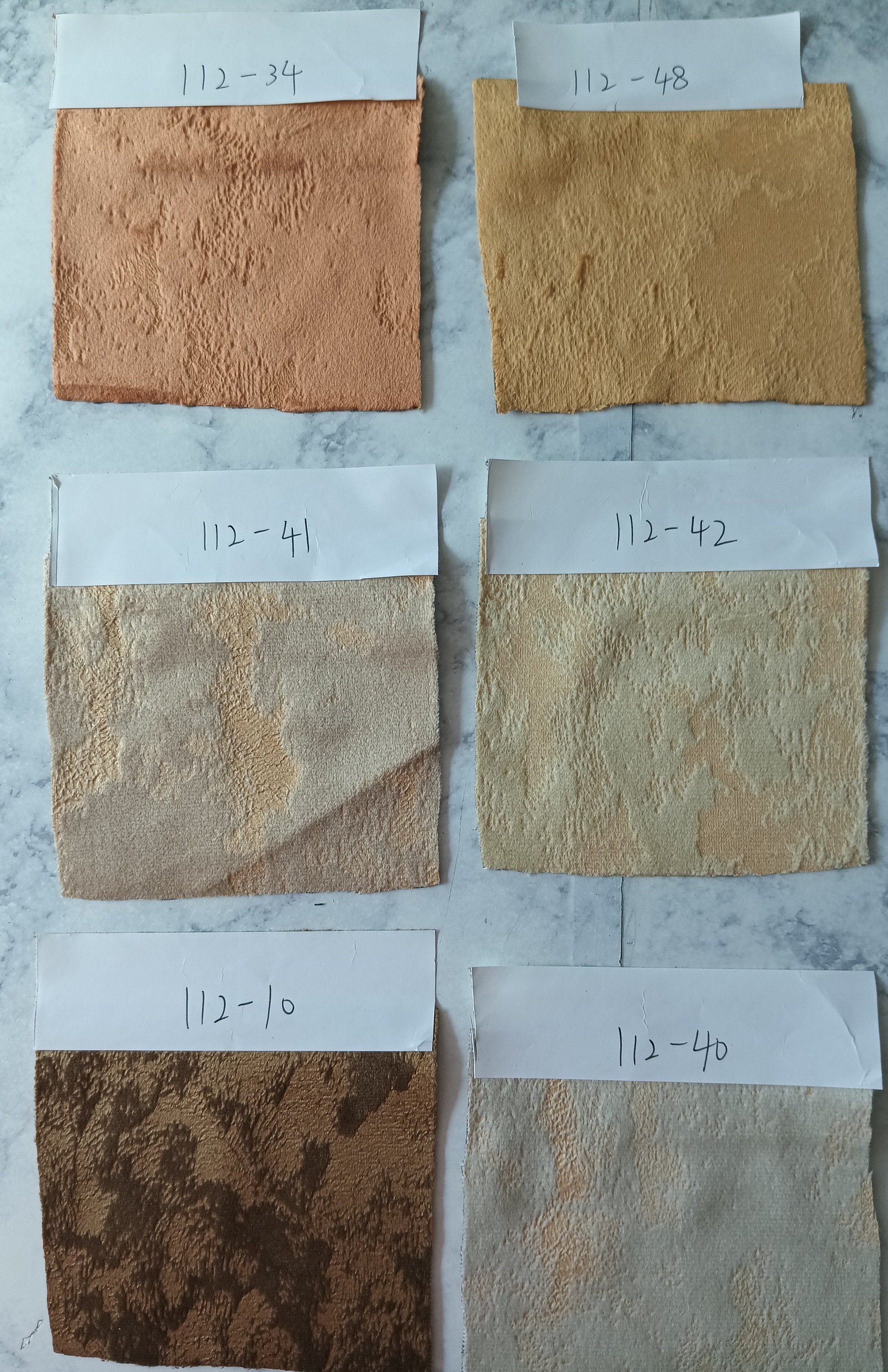 Custom Made Modern Bronze Pattern Velvet Fabric,90% Blackout, Custom ...