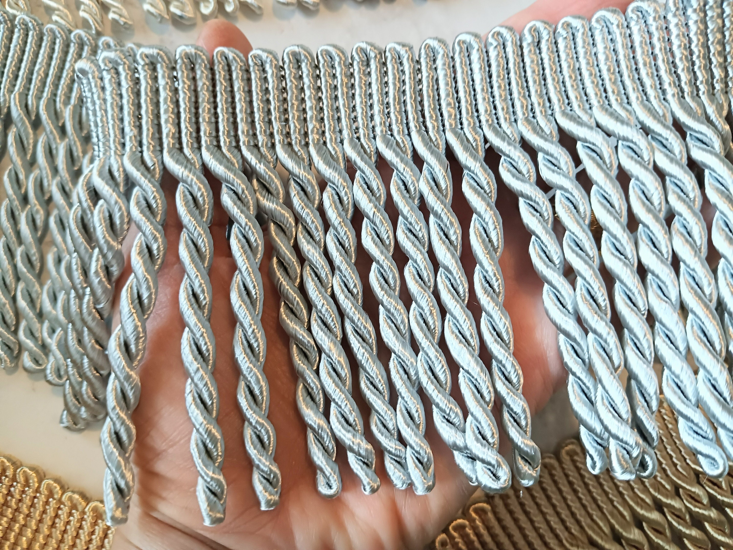 3.5 Inches Curtain Fringe, Fringe Trim for Decoration Curtain Border ...
