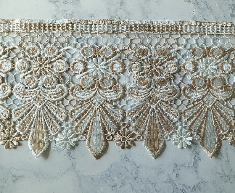 7inches Custom Size Luxury Embroidery Lace Border, Border Trim ...