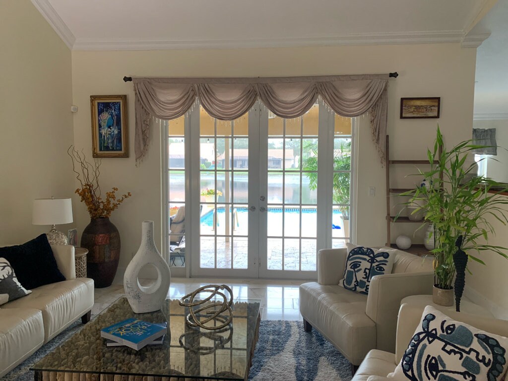 Custom Made Curtain Finished Window Valance, Custom Size, Custom Color ...