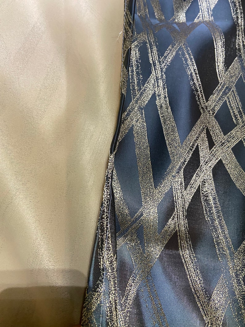 Elegant Custom Made Thick Modern Thick Jacquard Fabric,90% Blackout ...