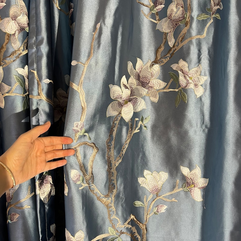 Brocade Curtains - Etsy