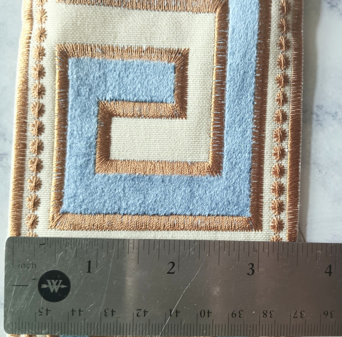 High Quality 3D Edge Curtain Border Tape Curtain Trim, Greek Key Trim ...
