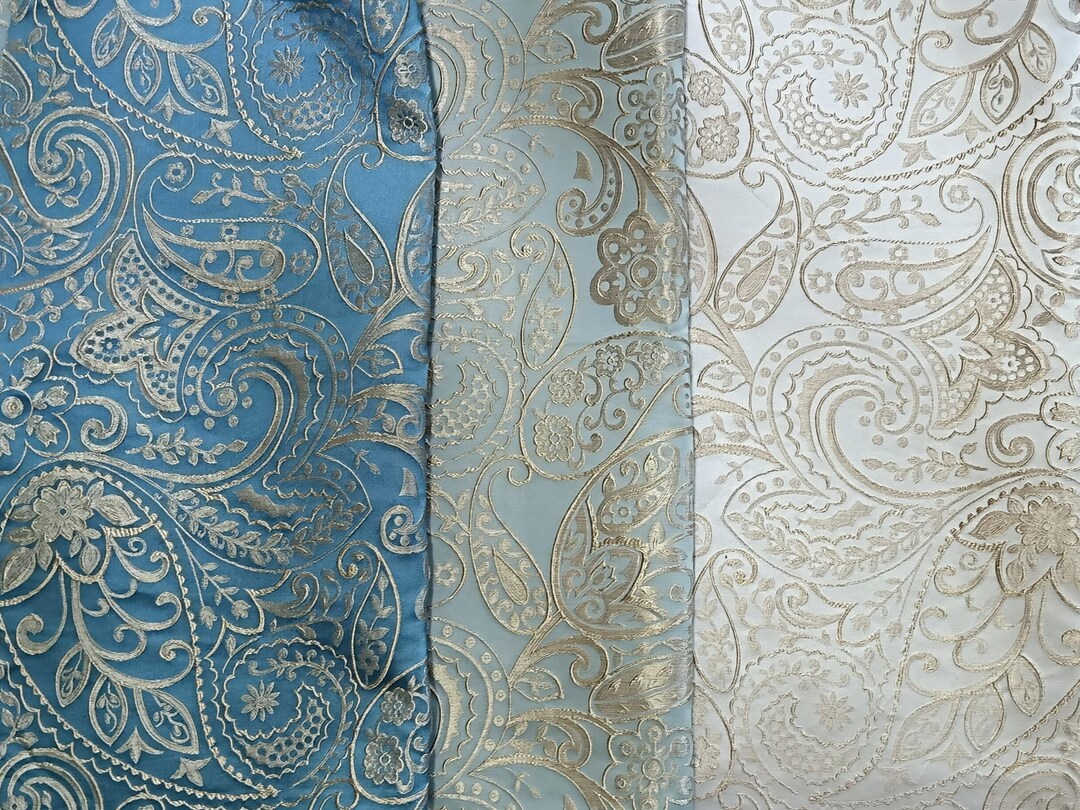 New Gold Pattern in 3 Colors Hand Made Elegant Gold Pattern Jacquard ...
