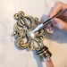 Double Rod Modern Luxury Heavy Duty Handmade Crystal Bronze Adjustable ...
