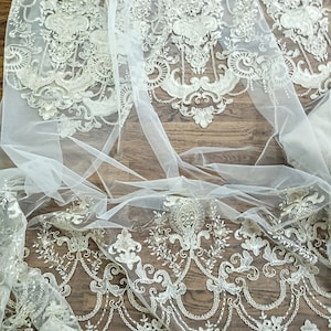 Custom Made Velvet Curtain French Rococo Lace Three-dimensional Plate ...