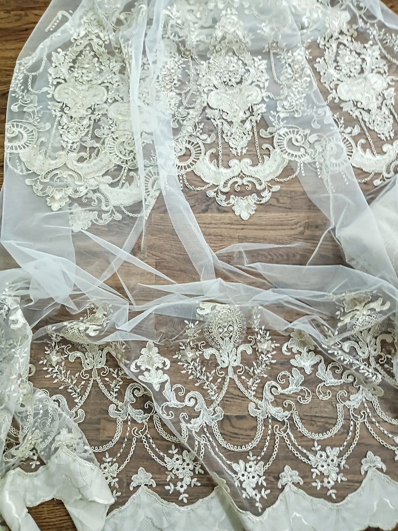 Luxury Sheer Curtain Embroidery Sheer for Living Room, Dining Room ...