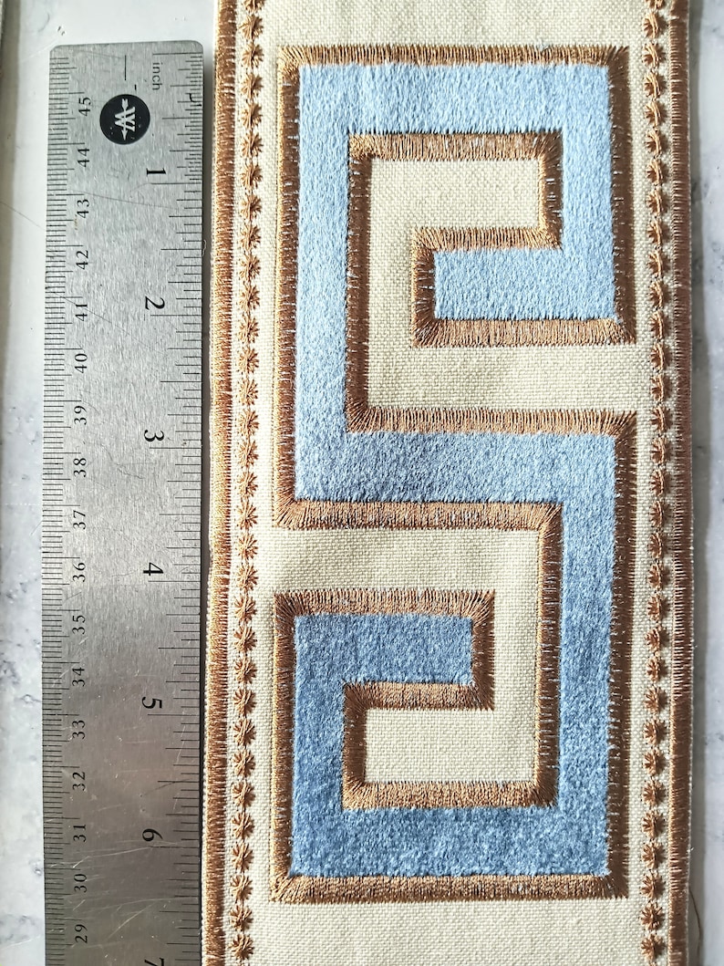 High Quality 3D Edge Curtain Border Tape Curtain Trim, Greek Key Trim ...