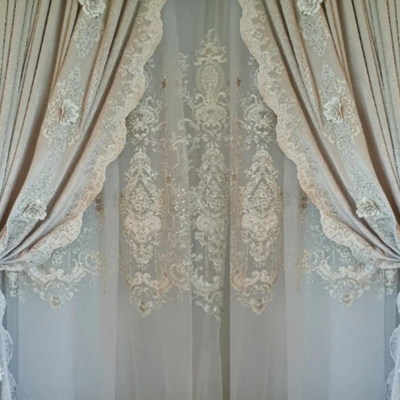 Rococo Curtains - Etsy
