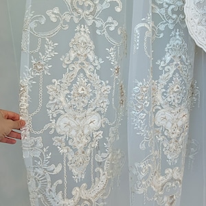 Custom Made Velvet Curtain French Rococo Lace Three-dimensional Plate ...