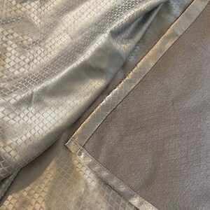 Handmade Elegant Gray Curtain With Sequin Splicing, Match White Sequin ...