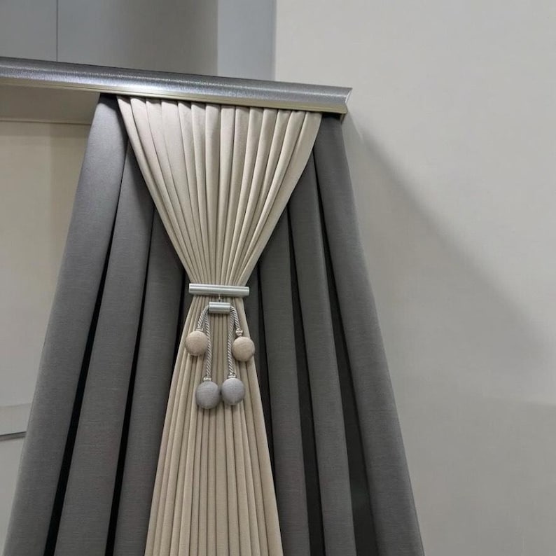 Modern Custom Made Invert Pleat Velvet Curtain, High-grade Wool Velvet ...