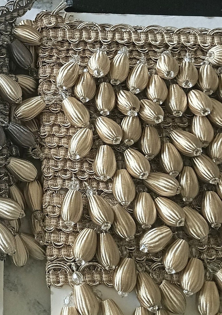 Custom-made Curtain Tassel Trim, Curtain Fringe Border Trim, Handmade ...