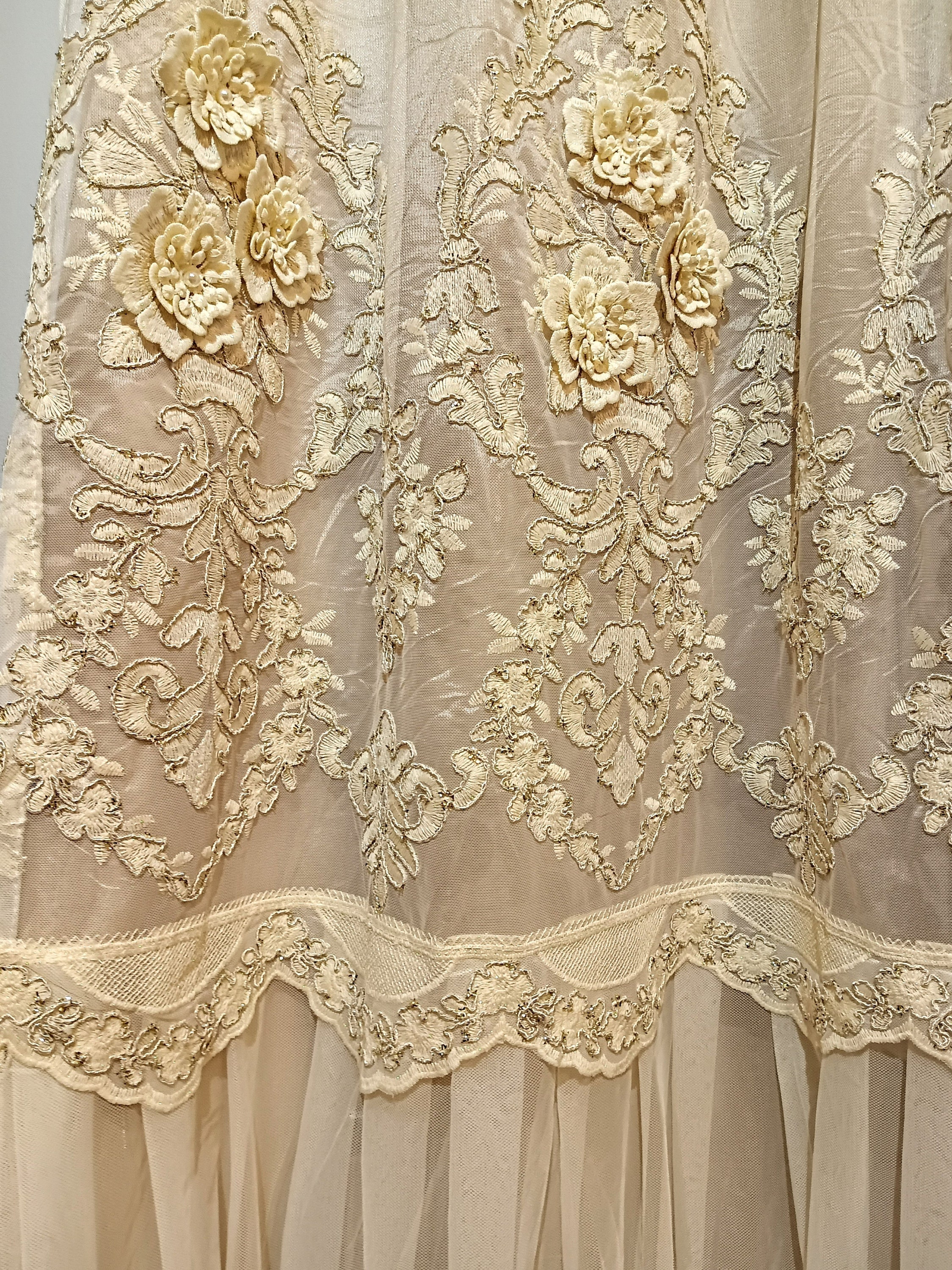 Custom Size Double Layer Curtains for Bride Room, Luxury Tulle Front ...
