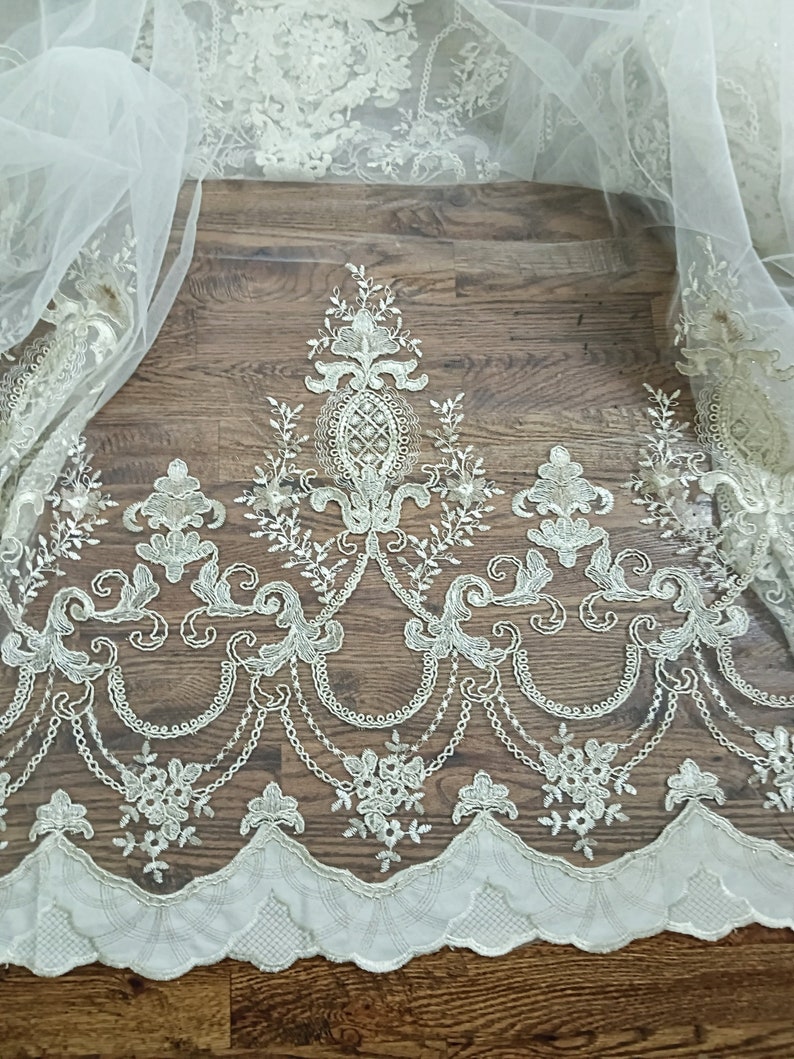 Luxury Sheer Curtain Embroidery Sheer for Living Room, Dining Room ...