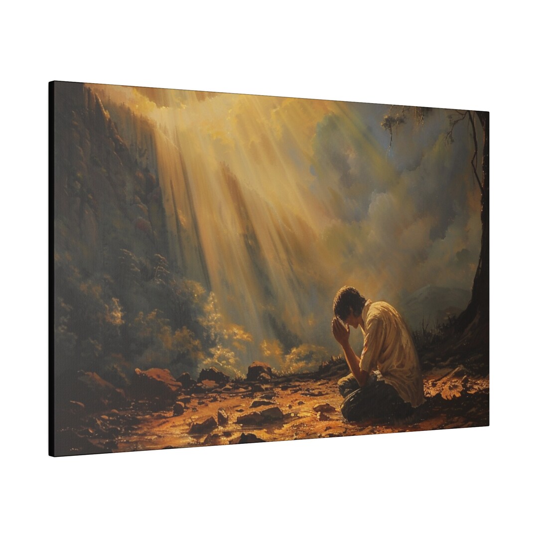 The Lords Prayer, Matte Canvas - Etsy