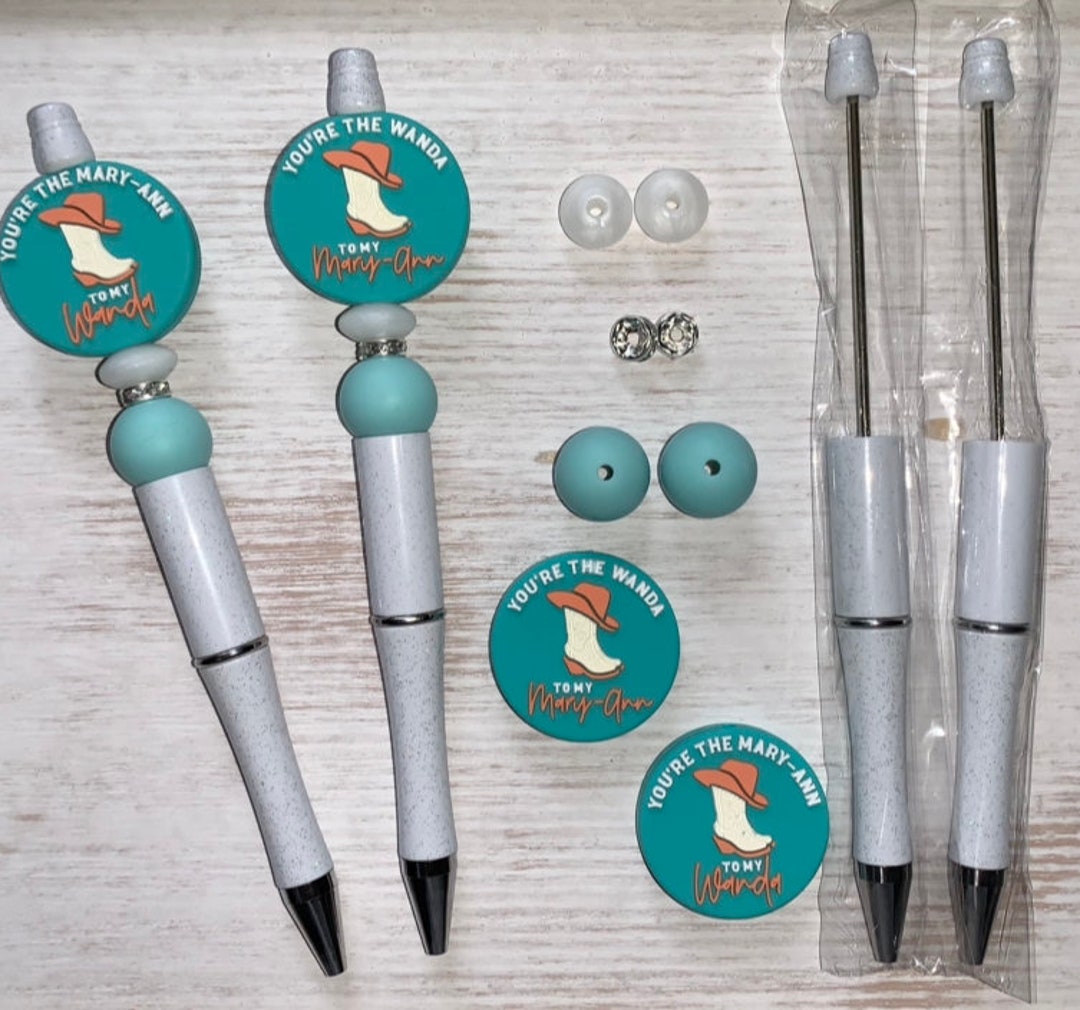Mary-ann & Wanda Beadable Pen Kit. - Etsy
