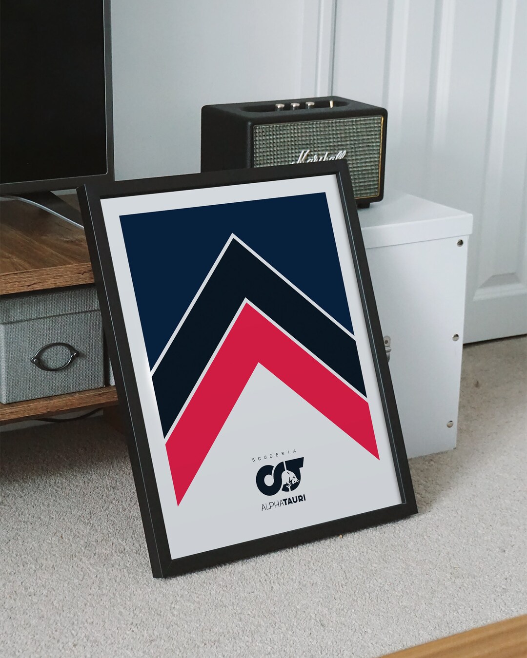 Alpha Tauri Livery Colors, Formula 1, Racing Wall Art, Formula One - Etsy