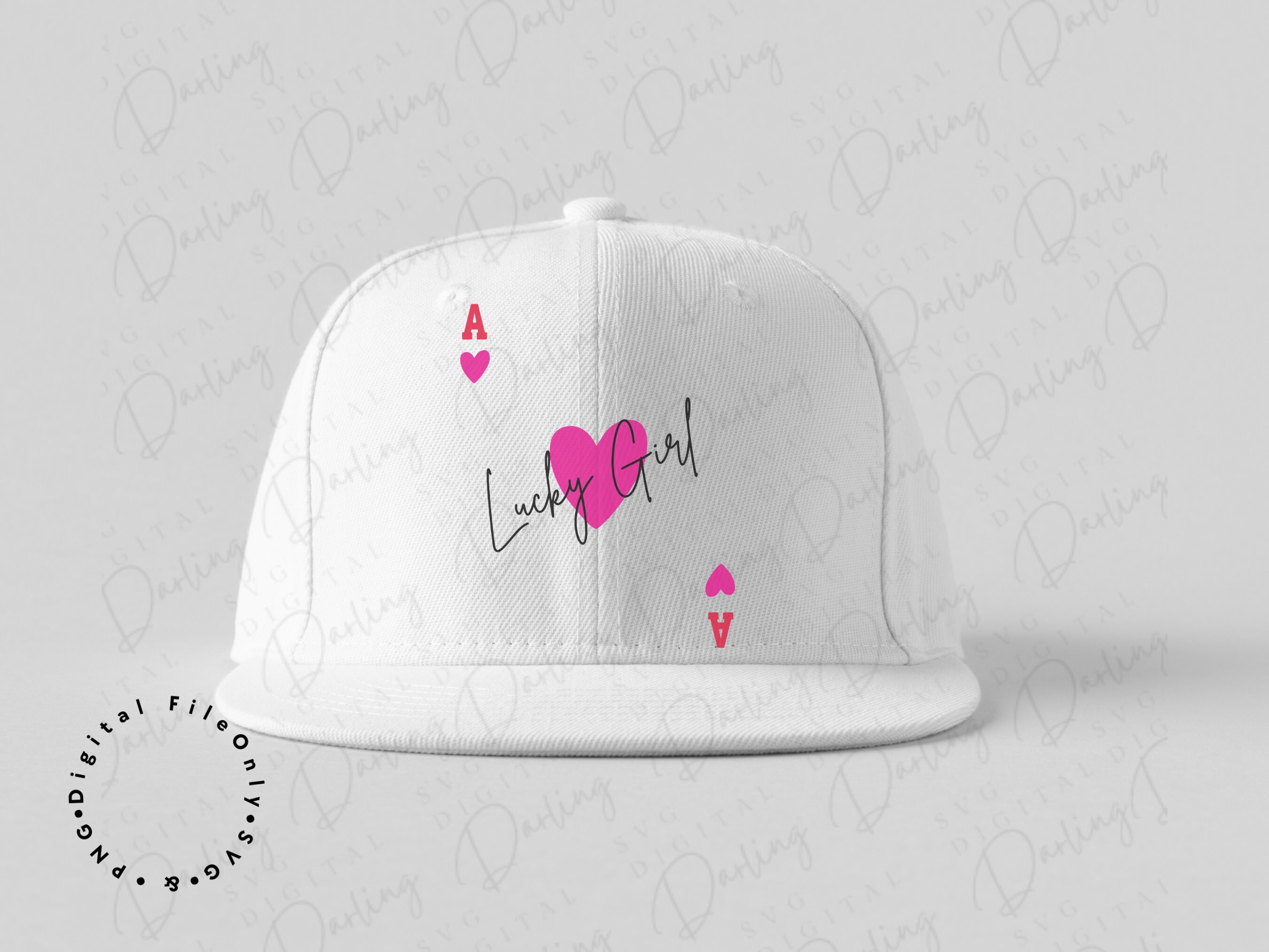 Lucky Girl Svg Lucky Girl Syndrome Svg Ace Of Hearts Svg