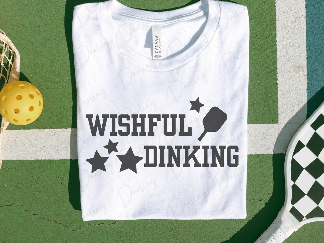 Wishful Dinking Pickleball Design SVG PNG: Cut File - Etsy
