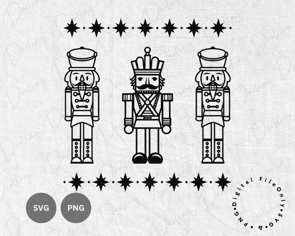 Nutcrackers SVG, Nutcracker Svg Cut File, Christmas Svg, Holiday Svg ...