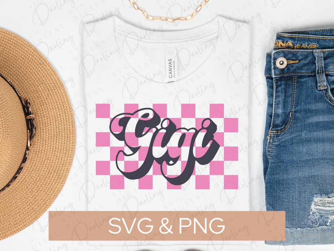 Gigi Checkered Svg, Gigi SVG, Racing Gigi Svg, Retro Gigi Svg, Cricut ...