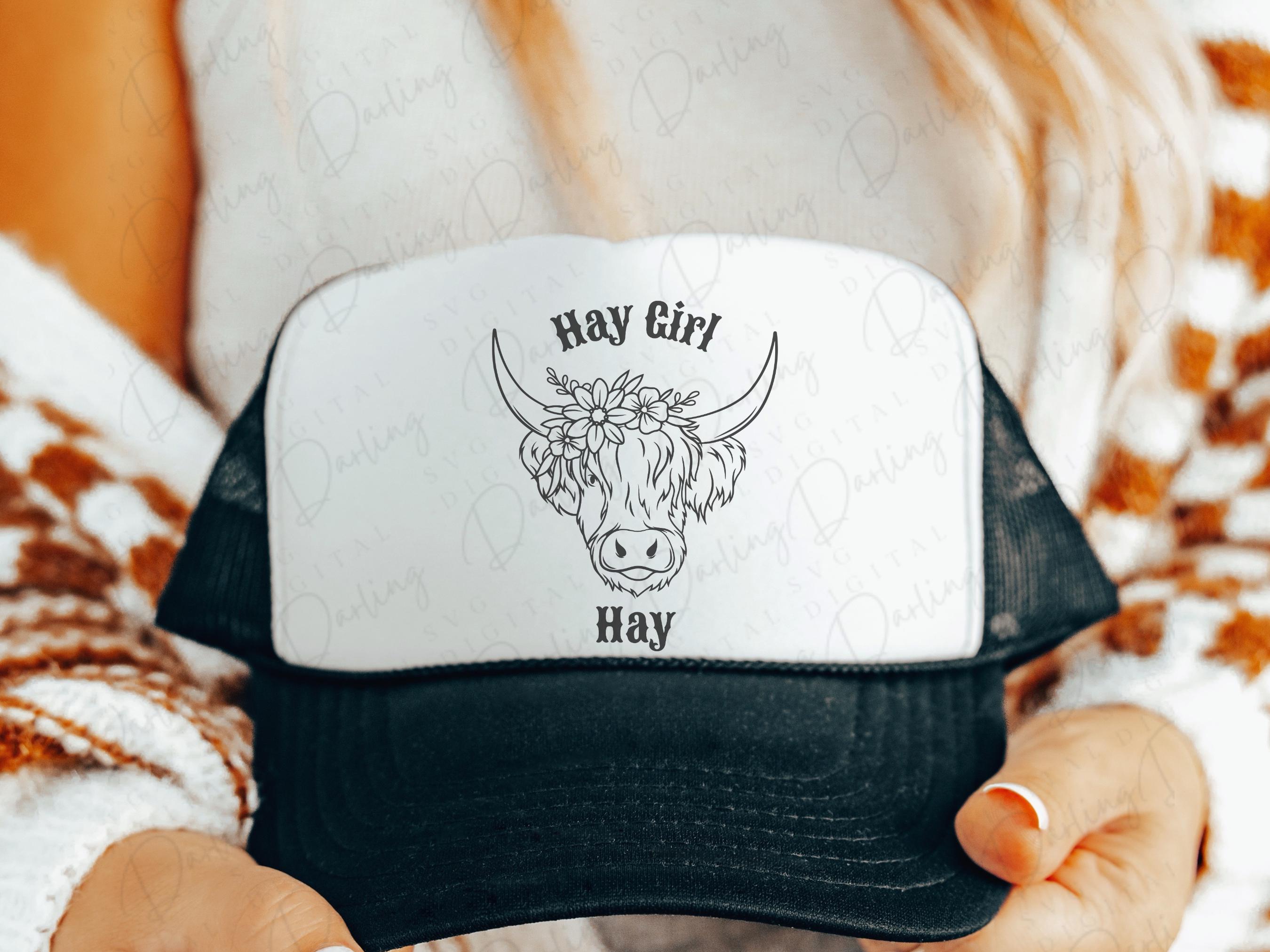 Hay Girl Hay SVG, Highland Cow SVG, Cute Highland Cow Svg, Svg Cut File ...