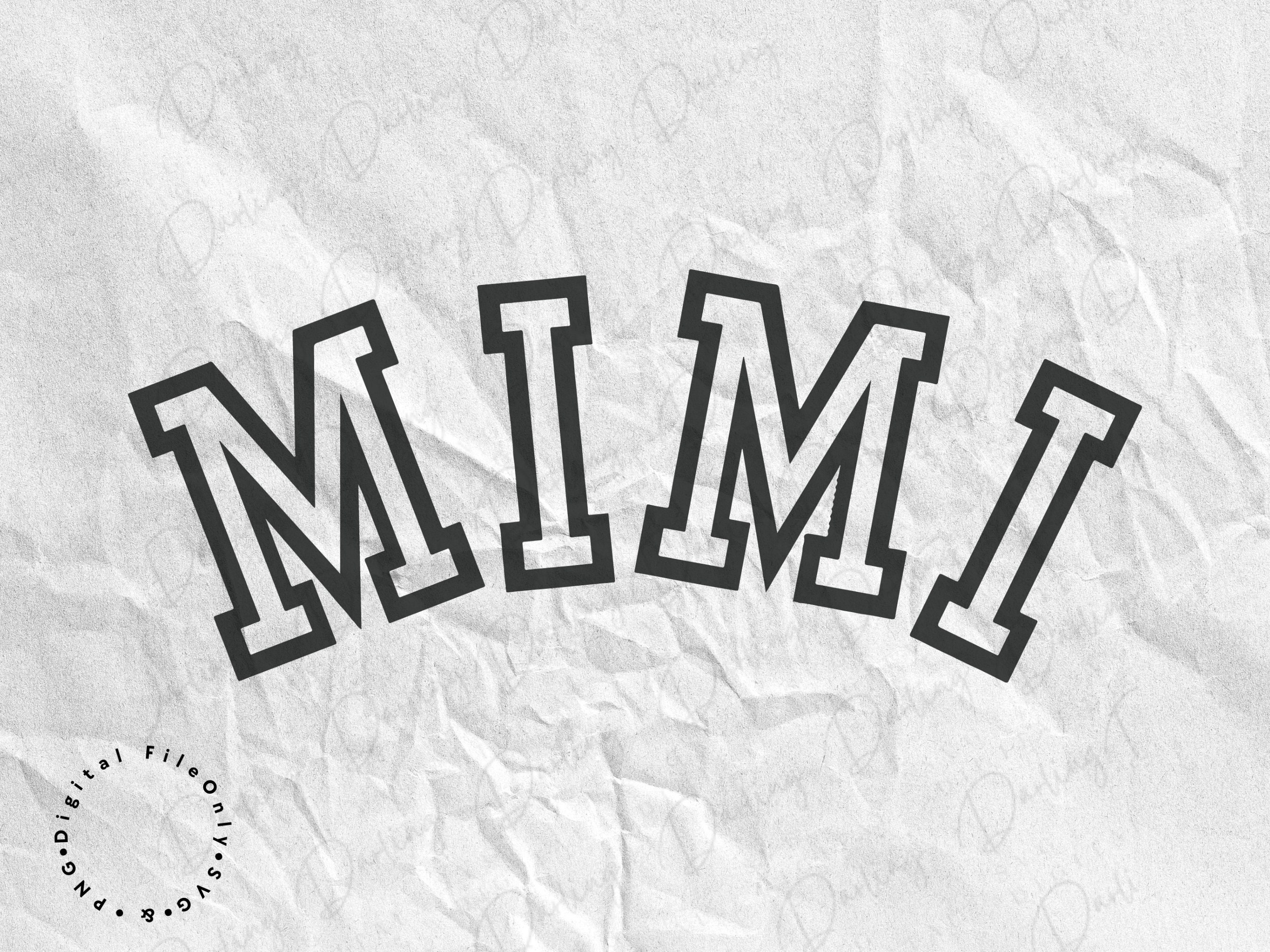 Mimi Varsity Letters SVG, Retro Mimi Svg, Mimi Sweatshirt Svg, Cool ...