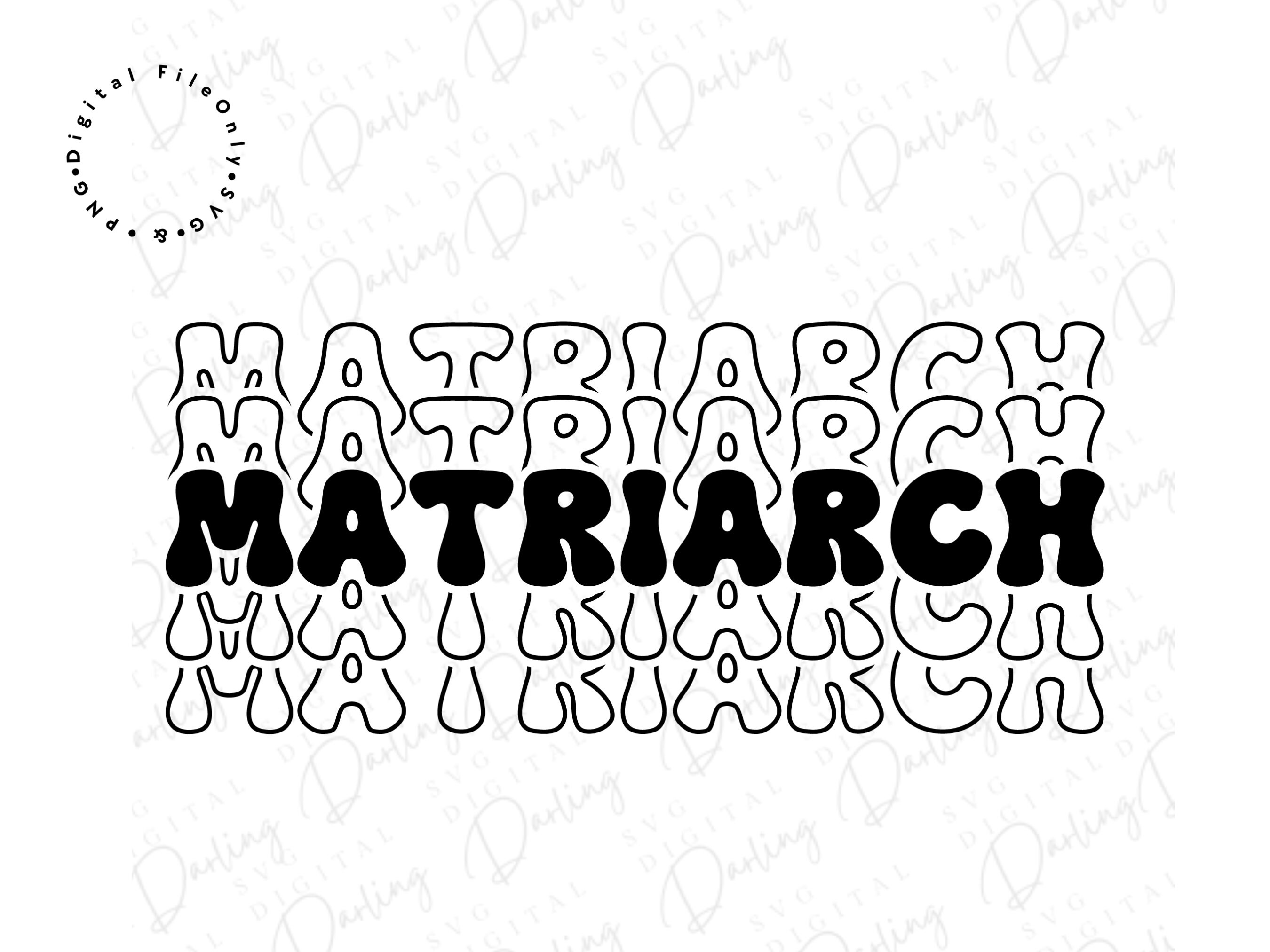 Matriarch SVG, Retro Matriarch Svg, Inspirational Svg, Girl Power Svg ...
