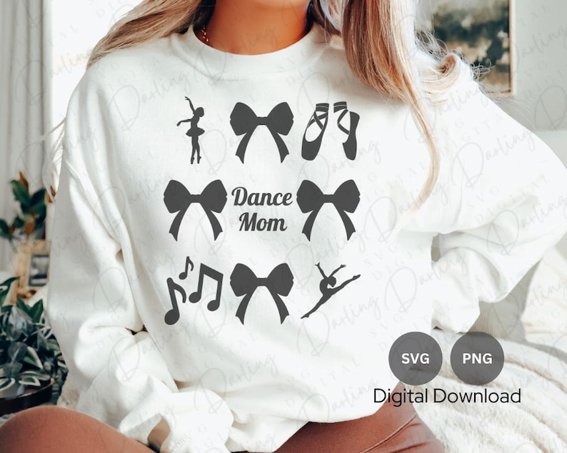 Dance Mom SVG, PNG, Dance Team Mom Instant Download, Sublimation ...