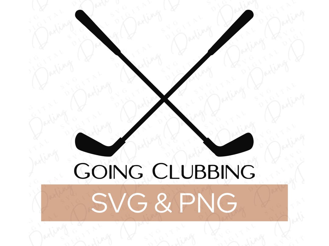 Golf Clubs SVG | Cricut Cuttable Clipart (SVG PNG) - Etsy