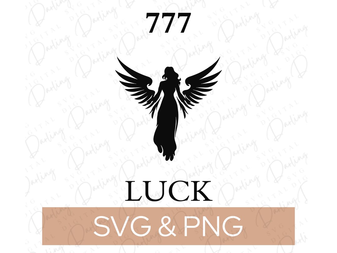 777 Luck SVG, Angel Numbers Svg, Inspirational Svg, Positive Svg ...