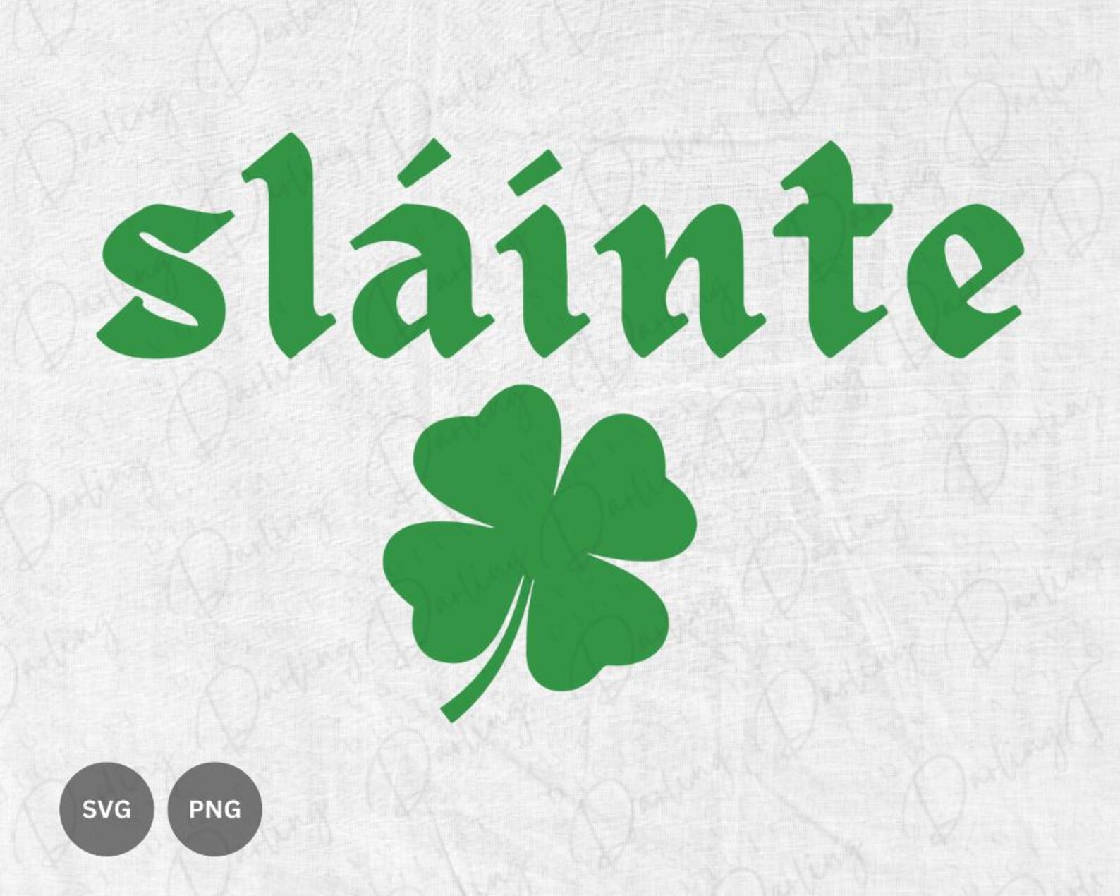 Slainte Svg, Shamrock Svg, St Patricks Day Cut File, PNG and SVG - Etsy