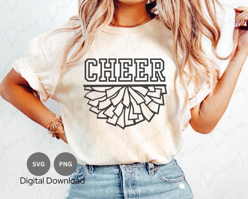Cheer SVG: Cheerleading Team Design (digital Download) - Etsy