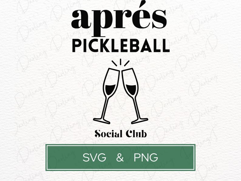 Après Pickleball SVG PNG, Pickleball SVG, Pickleball Svg, Cricut, Cut ...
