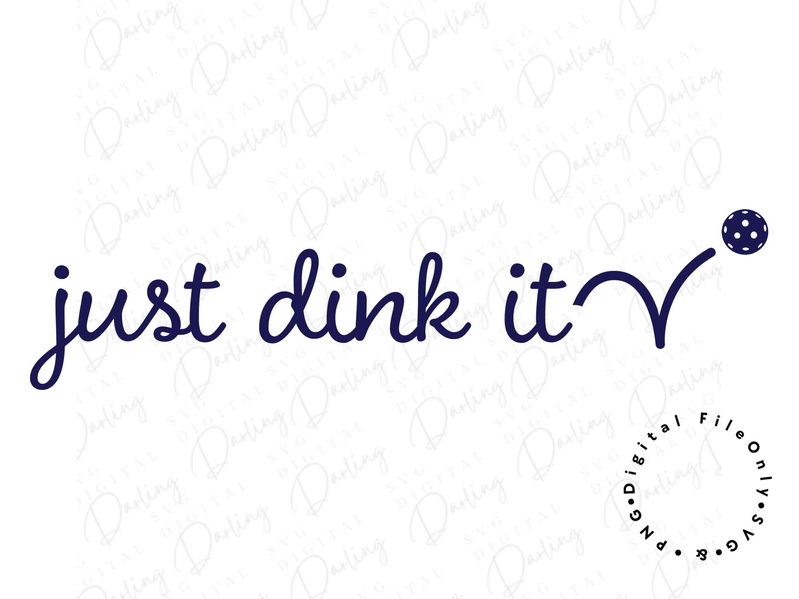 Pickleball SVG Bundle, Just Dink It, Pickleballer, Dink, Pickleball ...