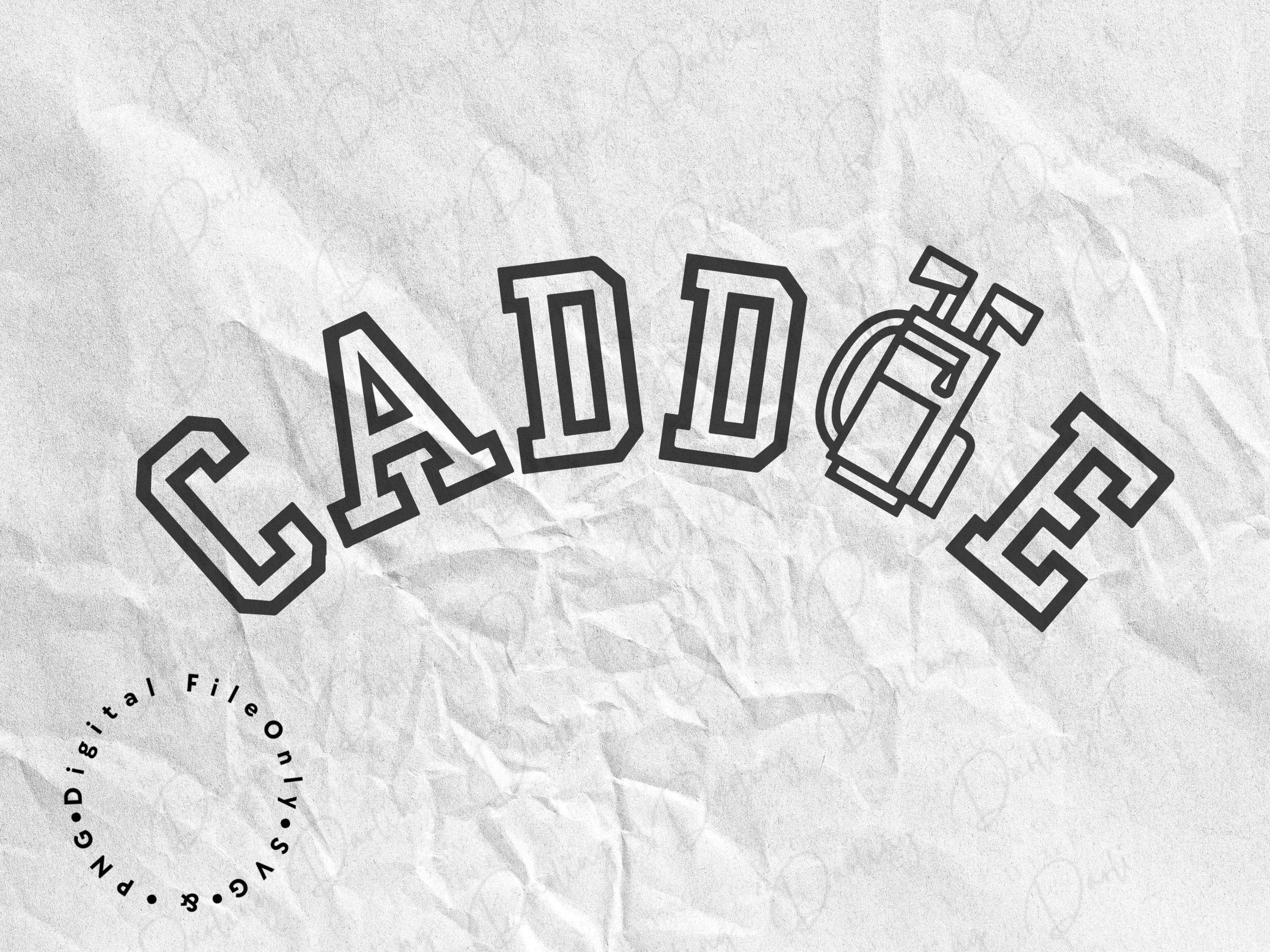 Caddie SVG, Golf Svg File, Golf SVG PNG - Etsy Canada