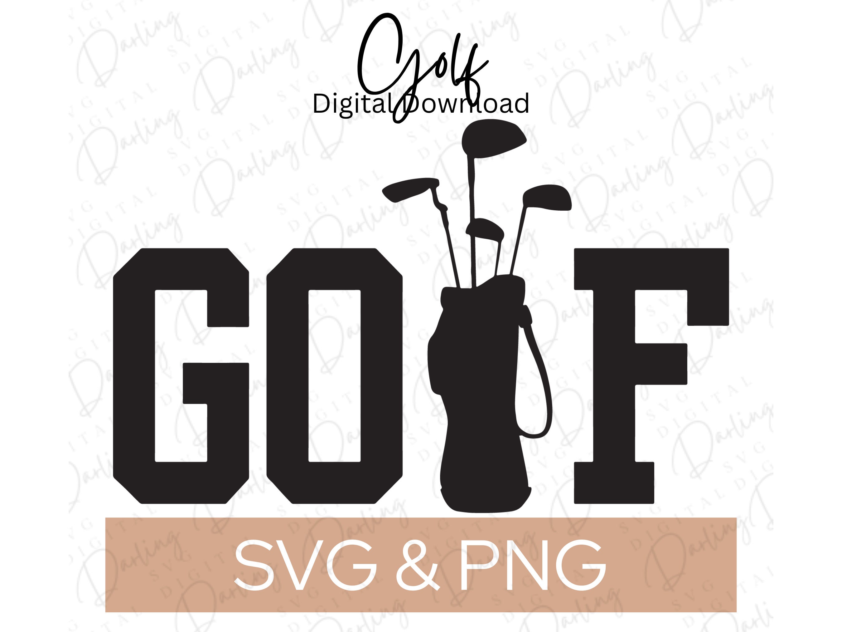 Golf SVG, Golf Bag Svg, Golf Svg File, Cricut Cuttable, SVG PNG - Etsy