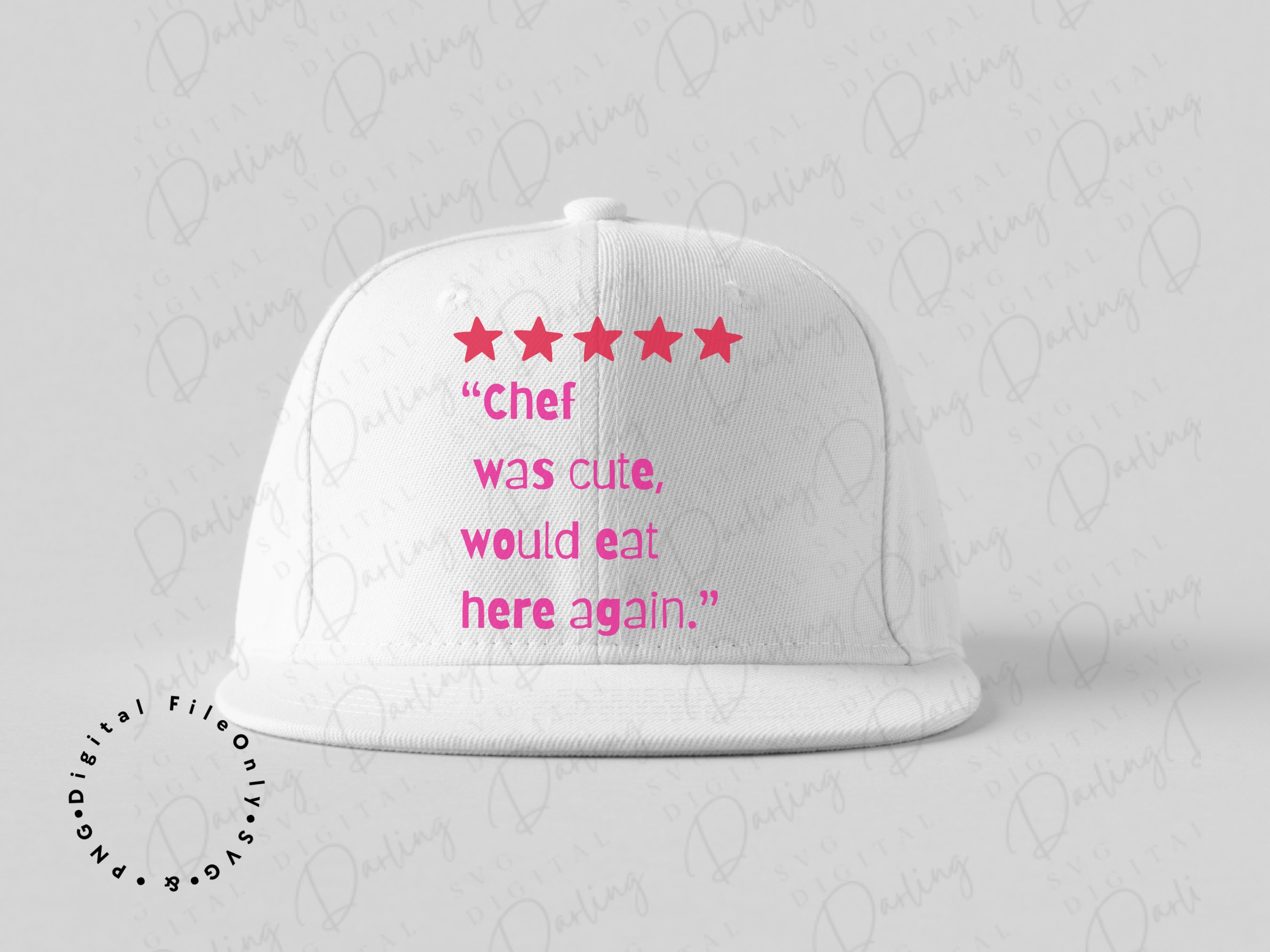 Chef Was Cute SVG, 5 Star Svg, Kitchen Svg, Cute Quote Svg Cricut ...