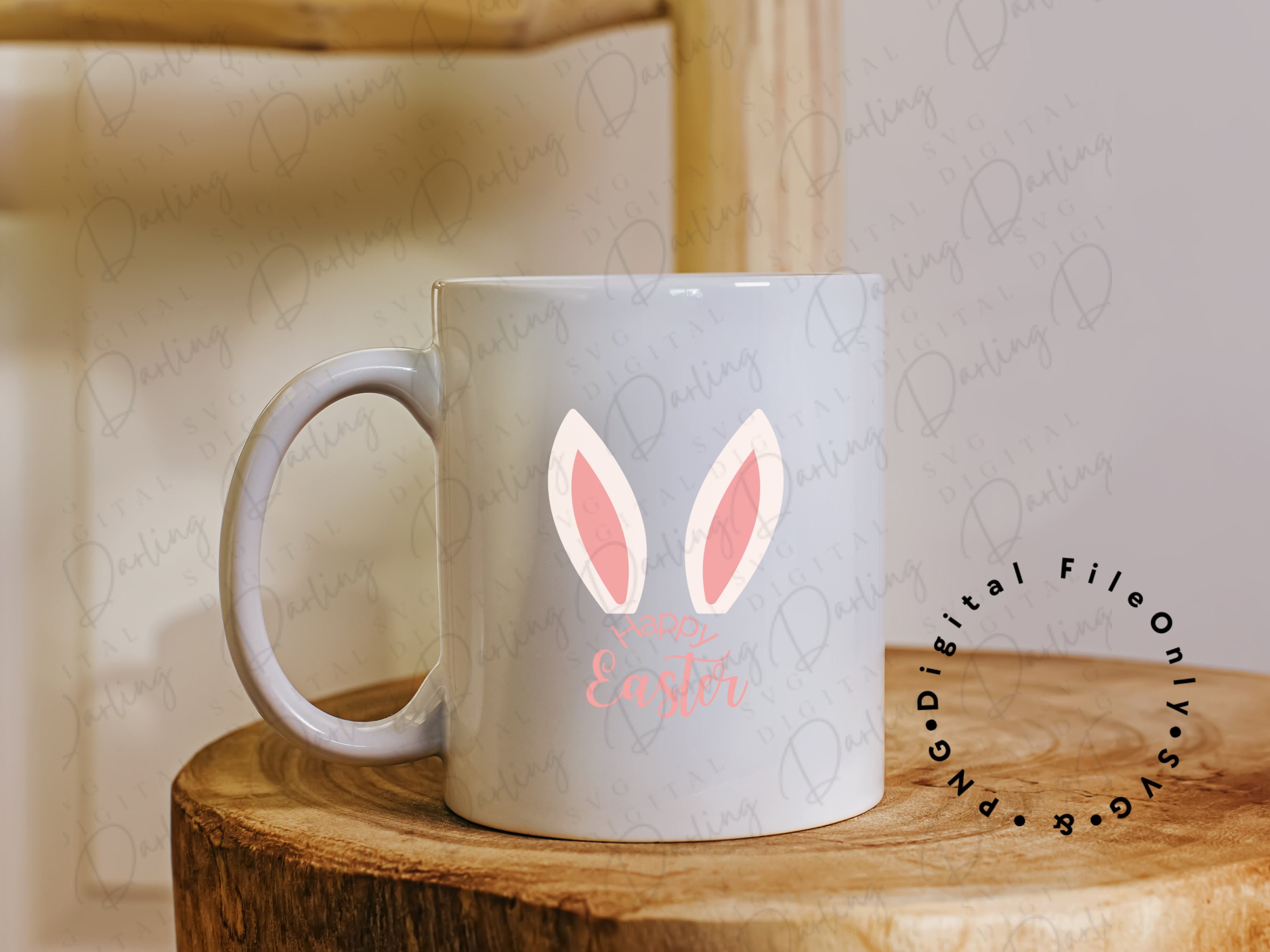 Bunny Ears SVG, Easter Bunny SVG, Happy Easter, Bunny Ears Cut File ...