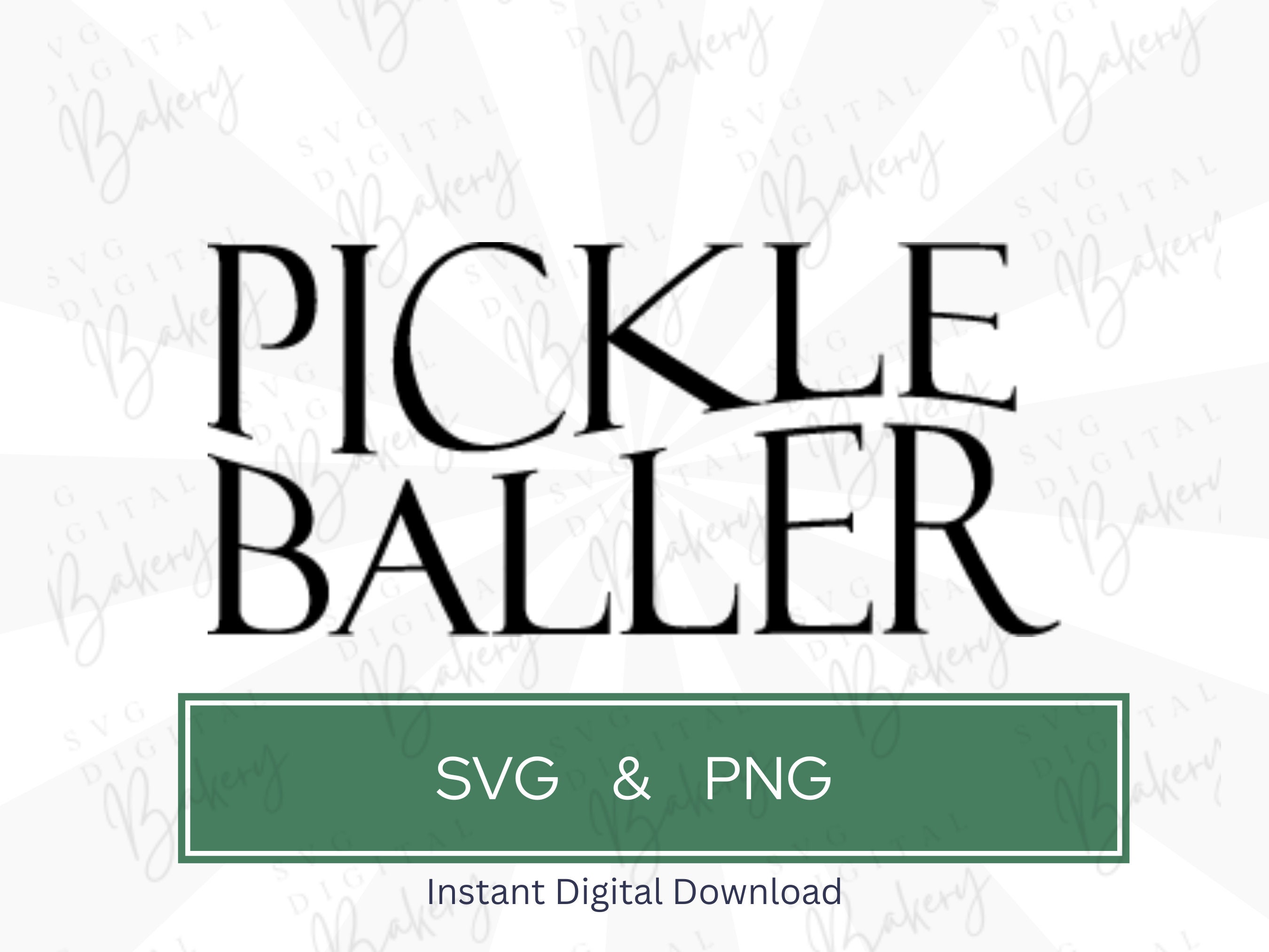 Pickleballer SVG, Pickleball Cricut Svg, Pickleball PNG, Pickleball ...